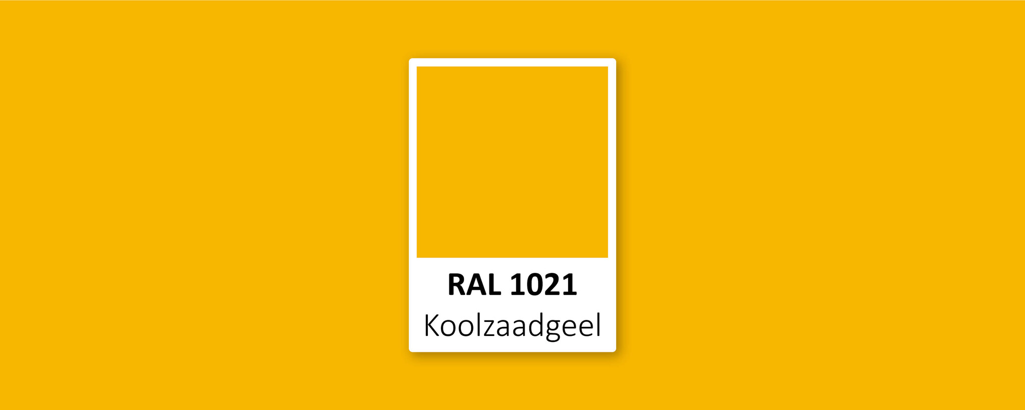 RAL 1021: Koolzaadgeel