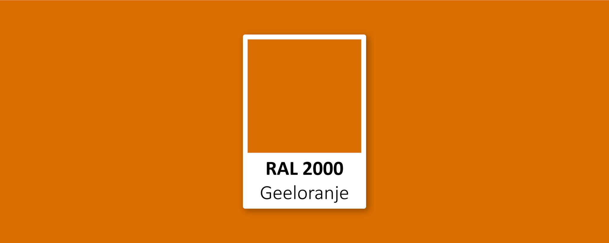 RAL 2000: Geeloranje
