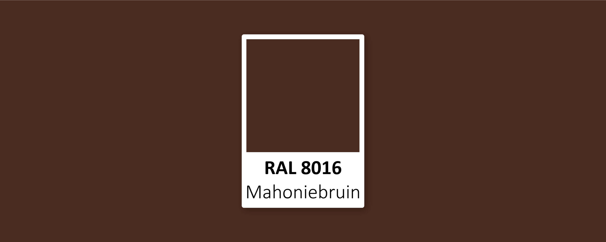 RAL 8016: Mahoniebruin