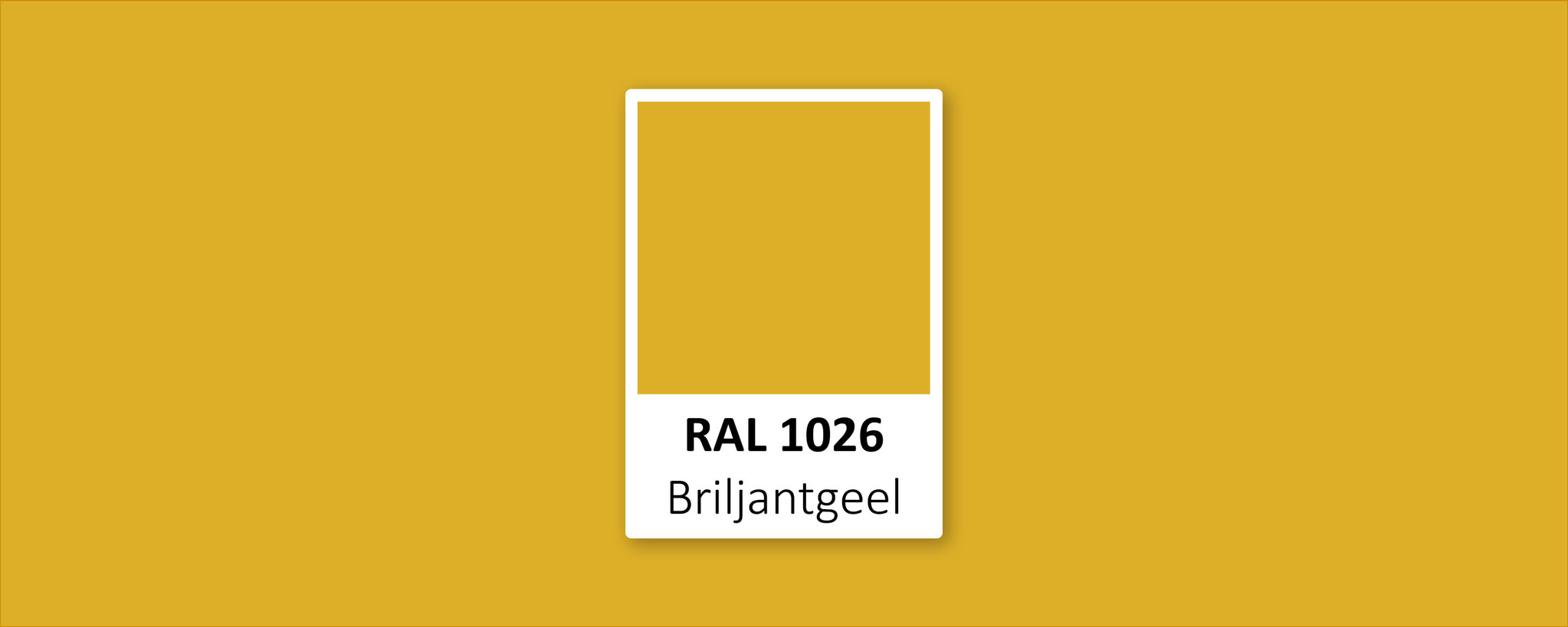 RAL 1026: Briljantgeel