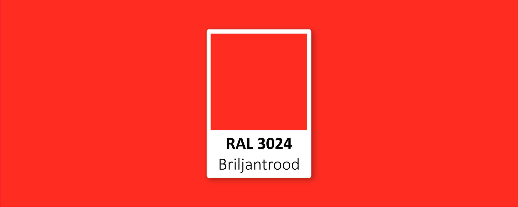 RAL 3024: Briljantrood