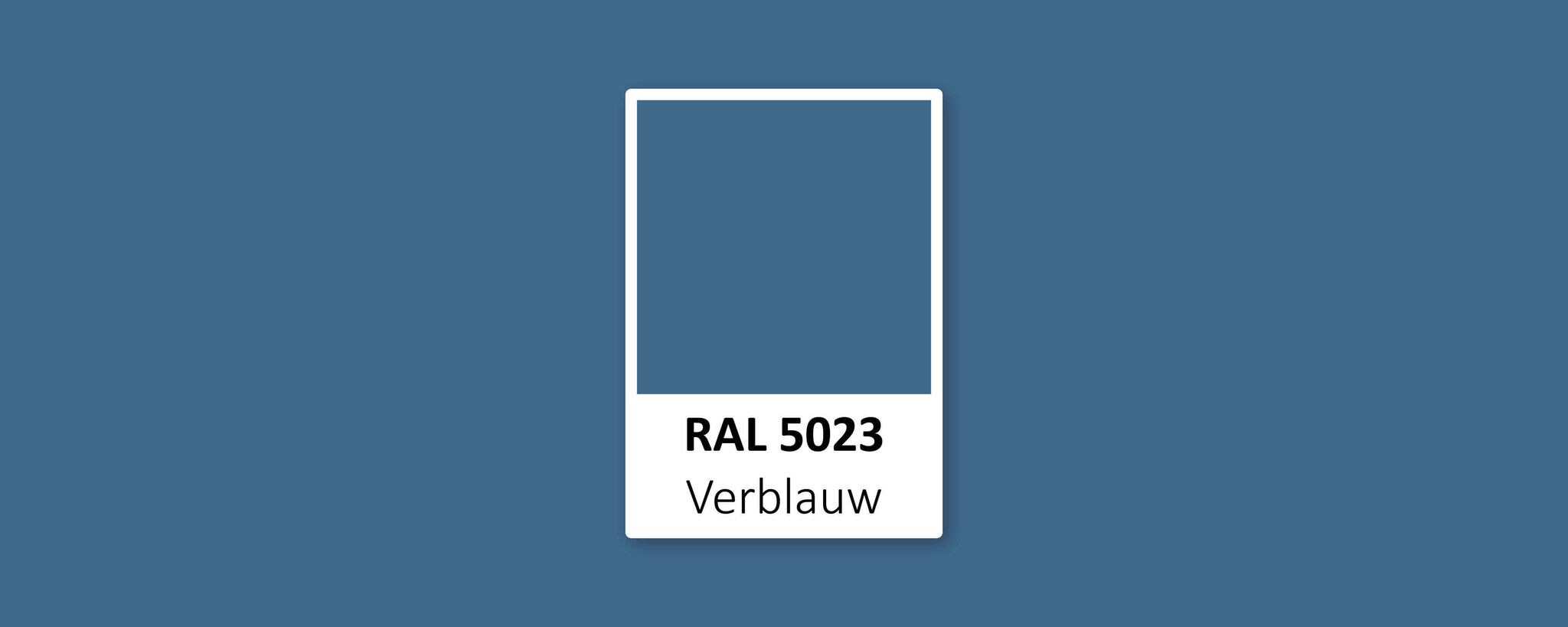 RAL 5023: Verblauw