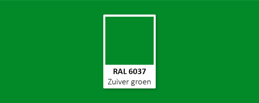 RAL 6037: Zuiver groen