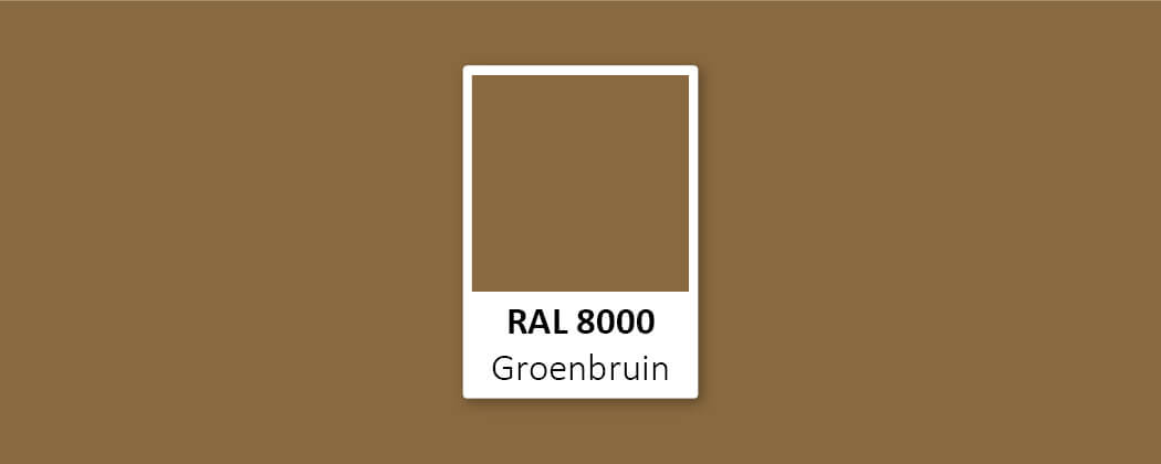 RAL 8000: Groenbruin