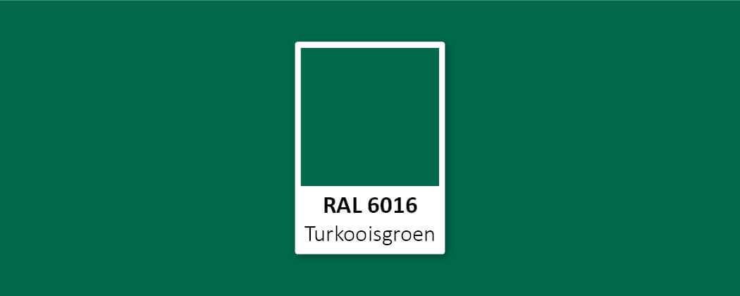 RAL 6016: Turkooisgroen