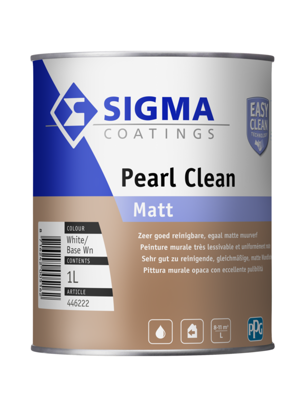 SigmaPearl Clean Matt 10L – Koop Topkwaliteit Verf