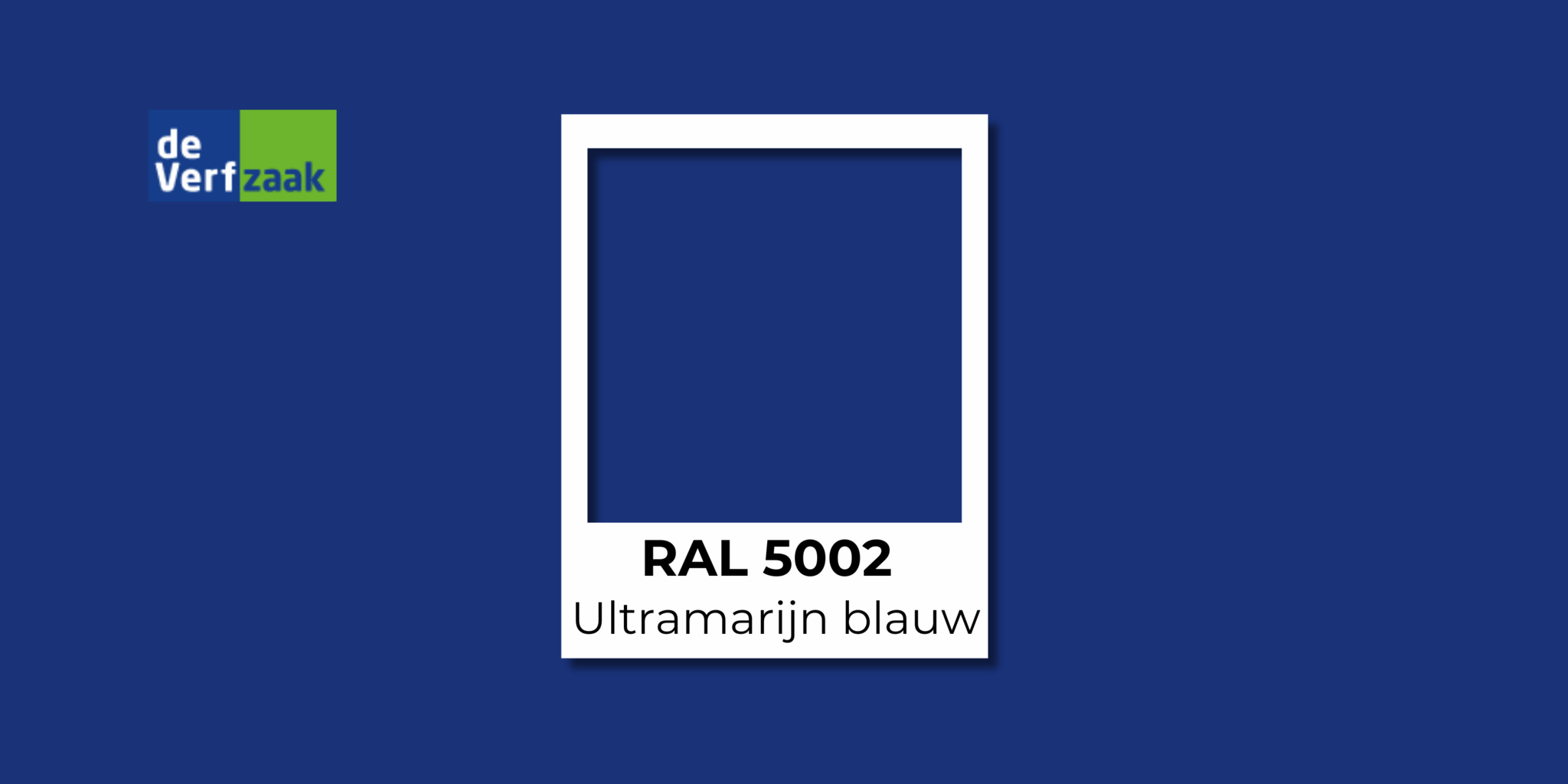 RAL 5002: Ultramarijnblauw