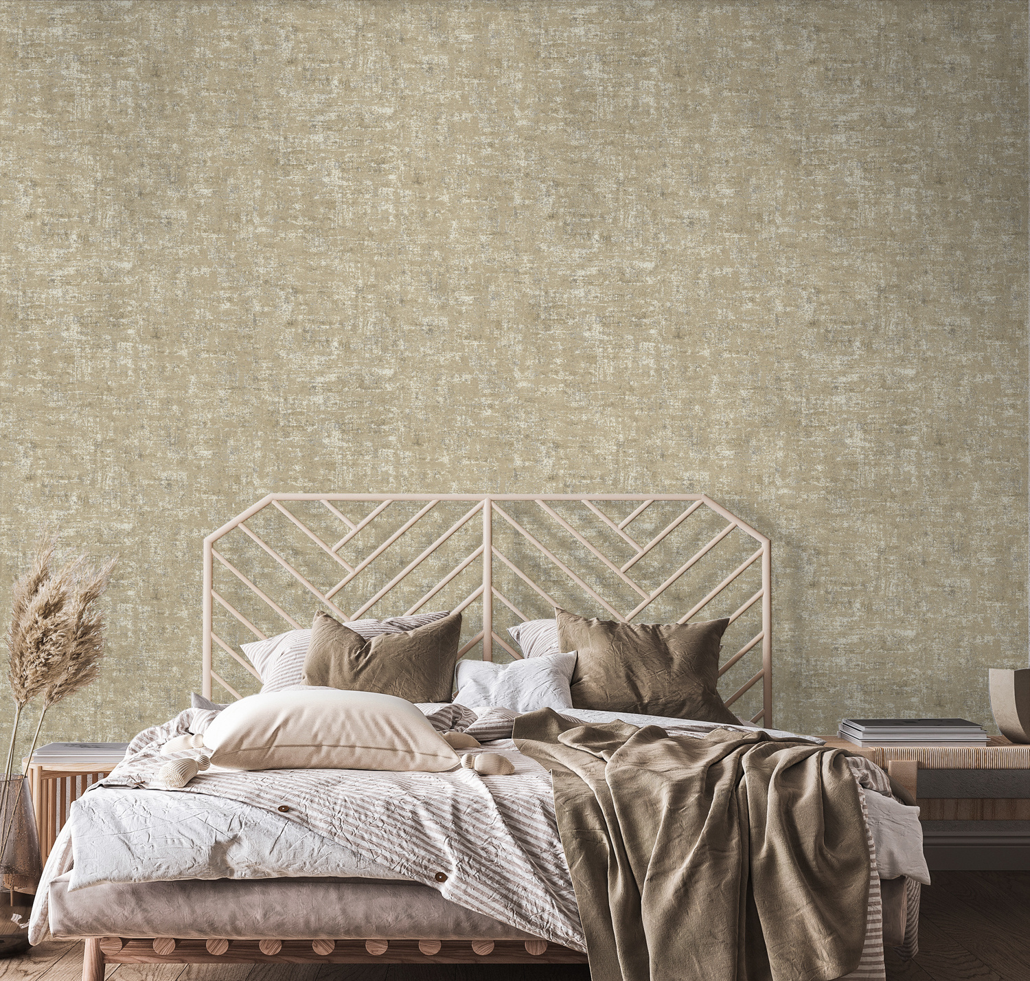 Dutch Behang 89099401 Khalili Brindle Bead Taupe Gold kopen?