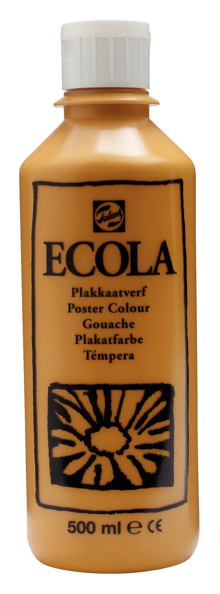 Ecola Plakkaatverf Fles 500 ml - Gele Oker 227 kopen?