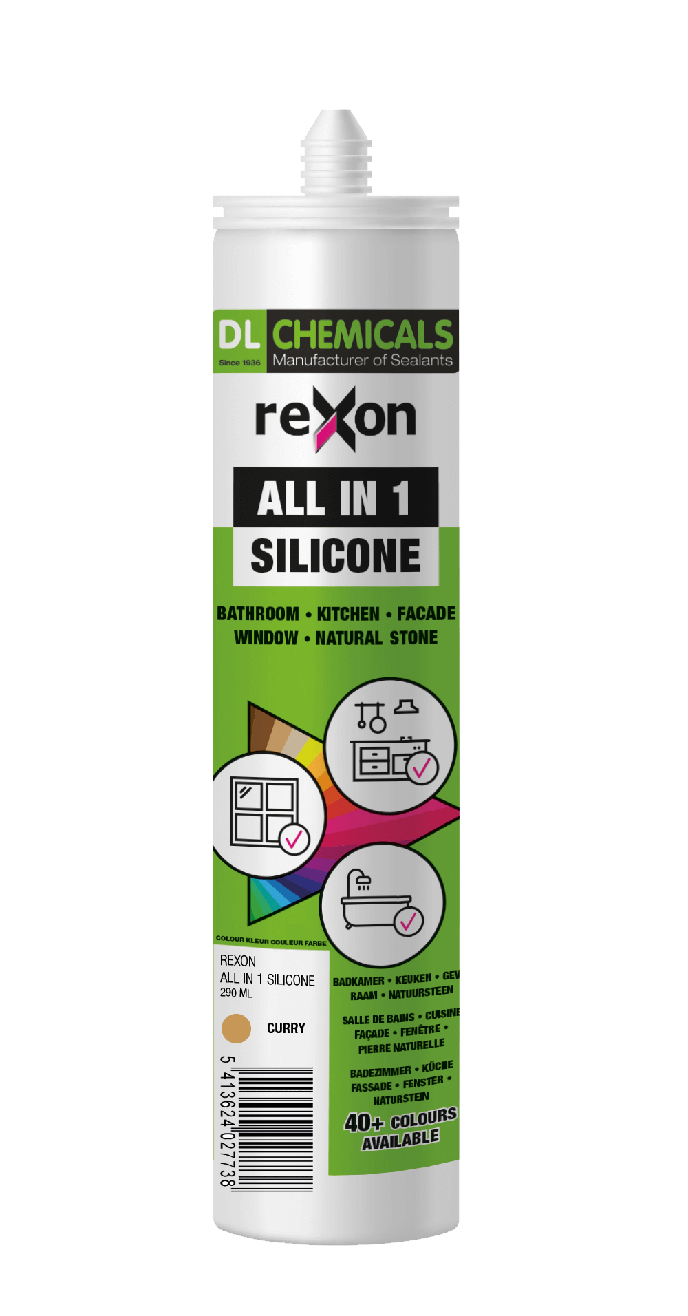 Rexon All In 1 Silicone - Inox - 290 ml