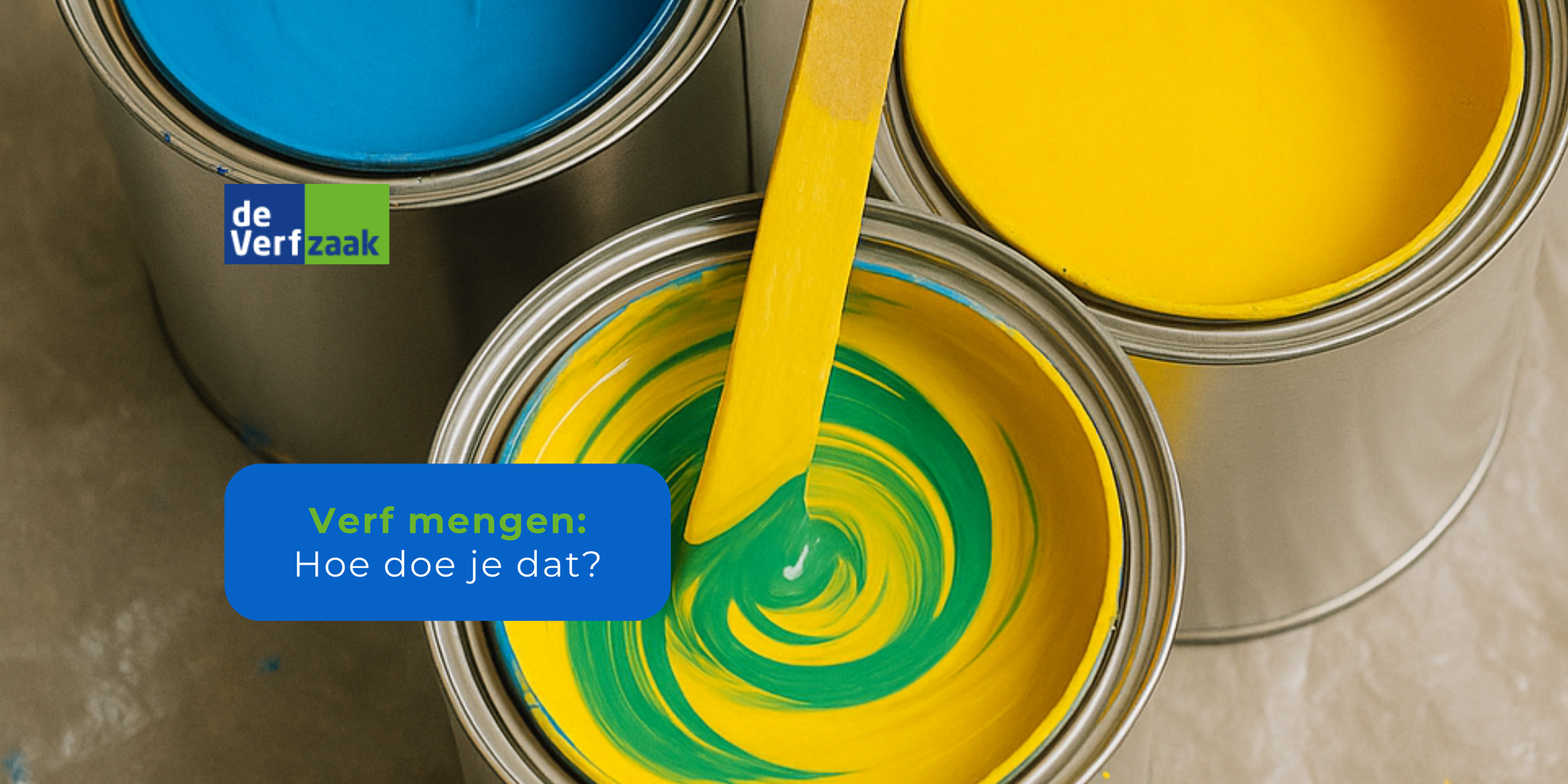 Verf mengen: hoe doe je dat?