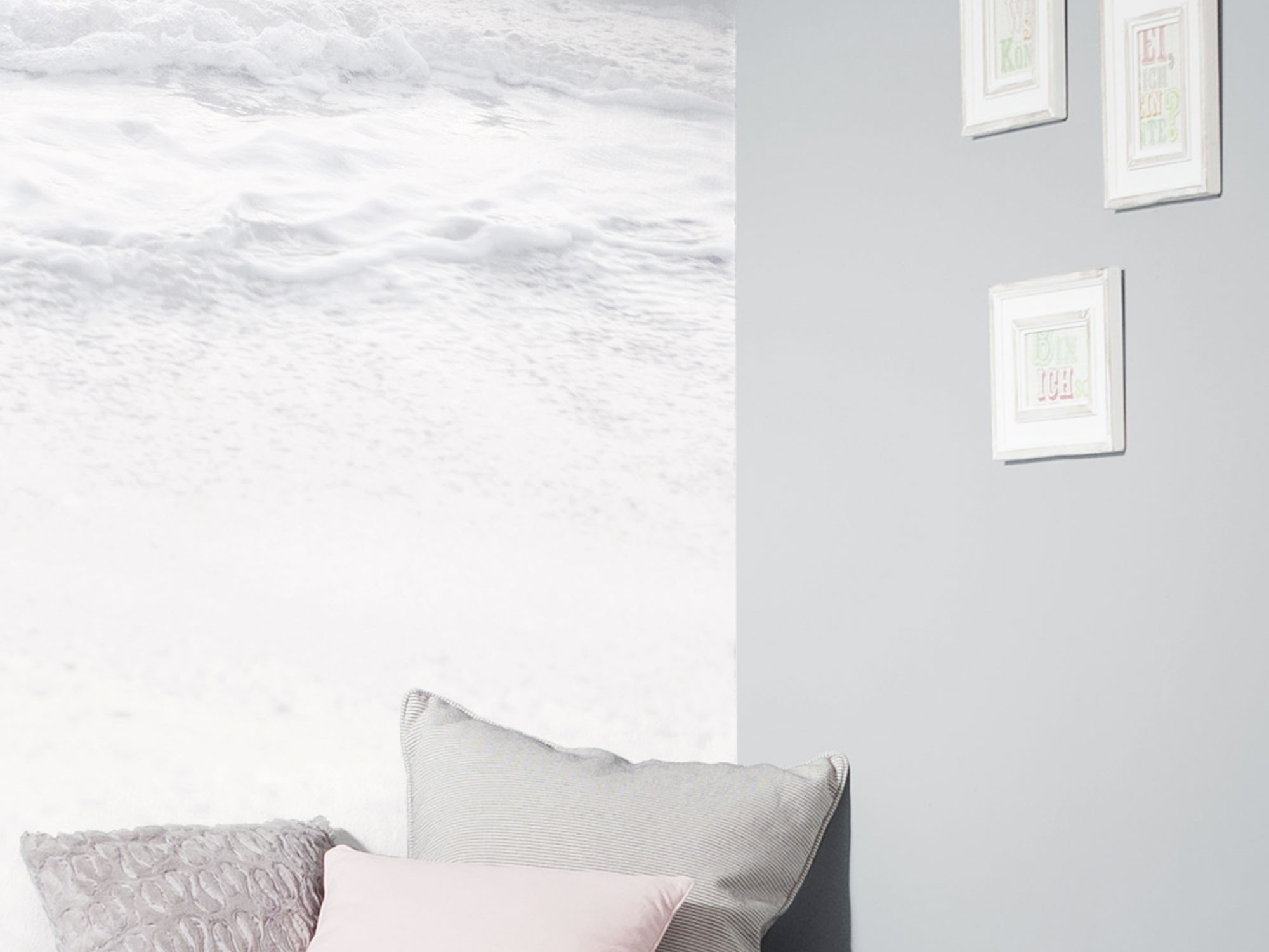 Noordwand Komar Raw Fotobehang Silver Beach - R4-047