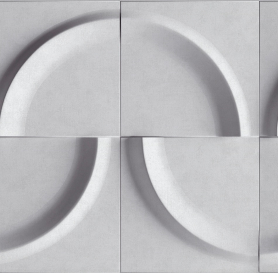 Shades Iconic Behang 3d halve cirkel patroon - 34463