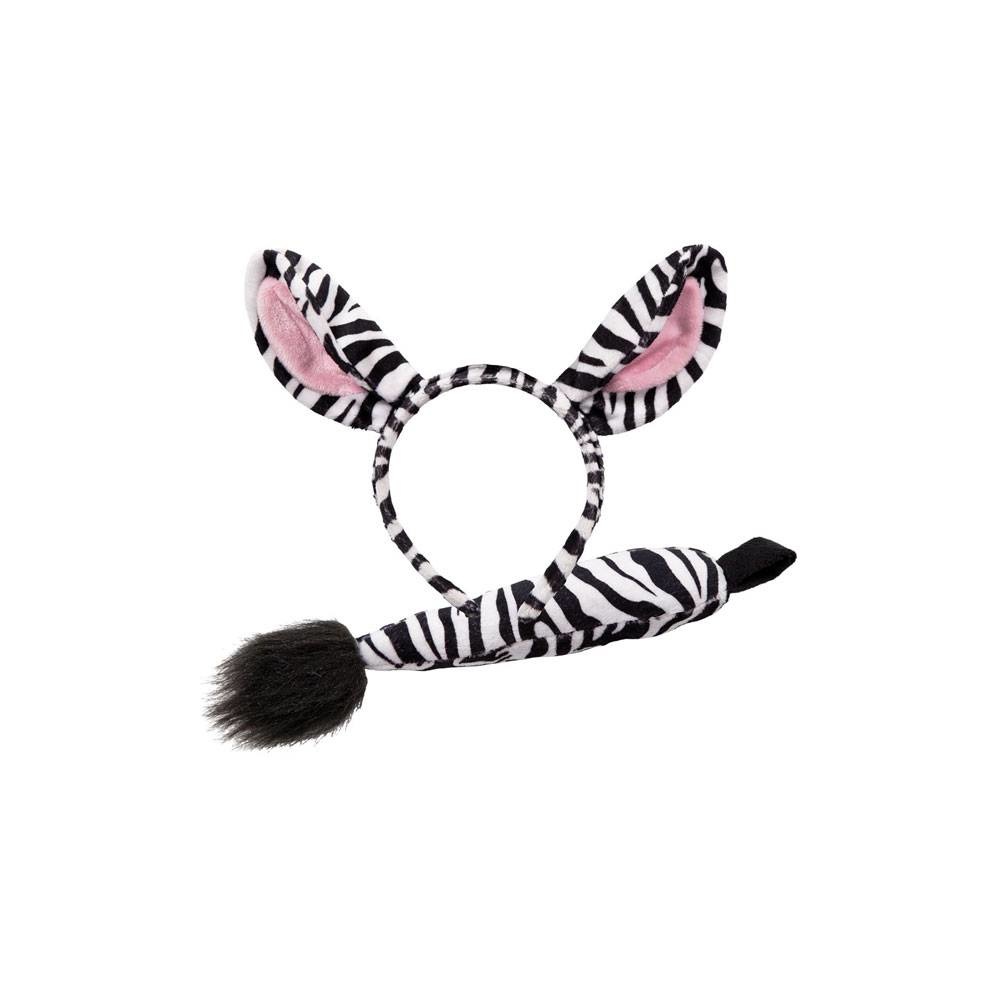 Zebra oren met staart