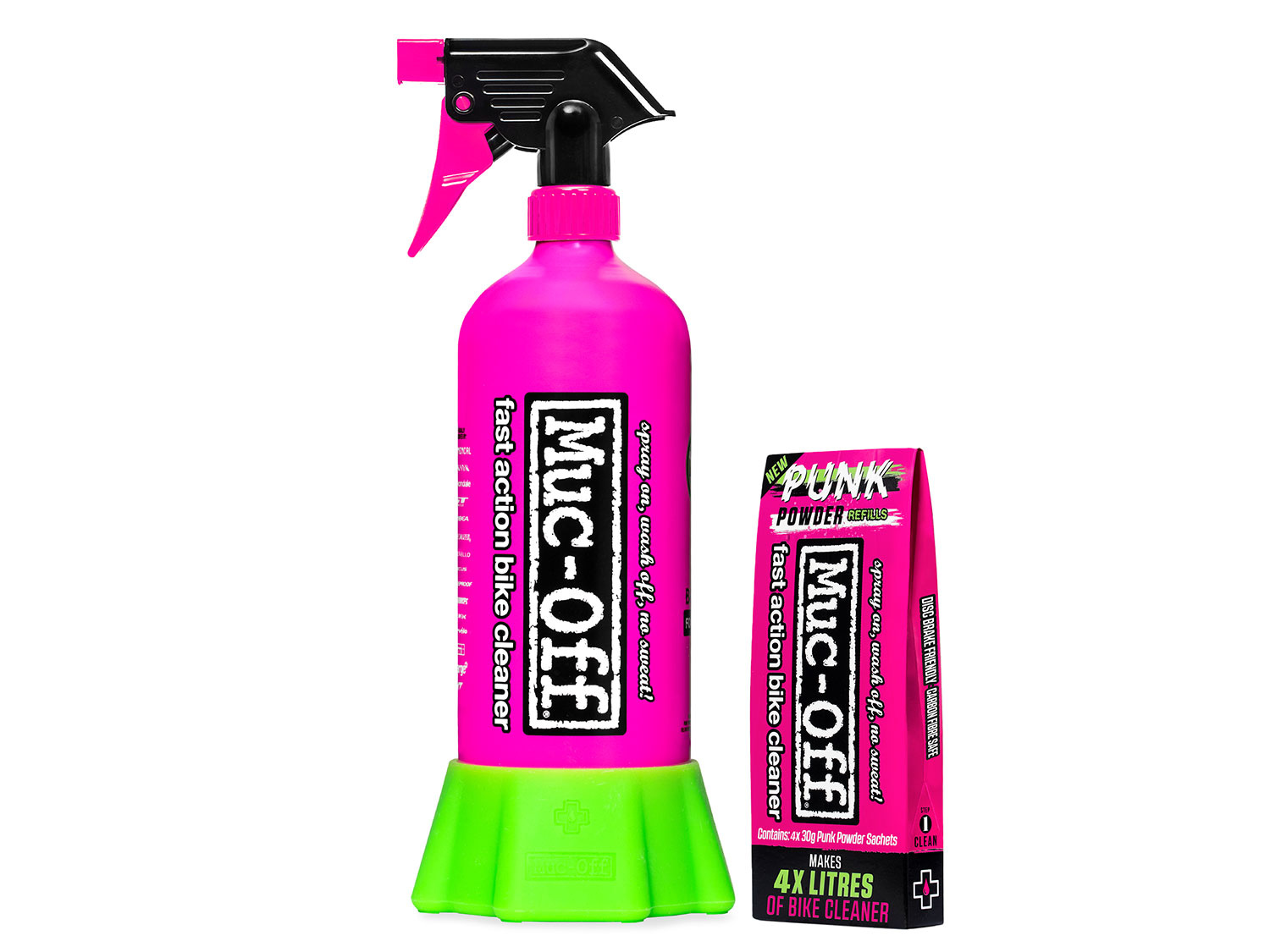 Muc Off Bottle For Life Bundle (incl. 4 x Punk Powder) - bestbike ...