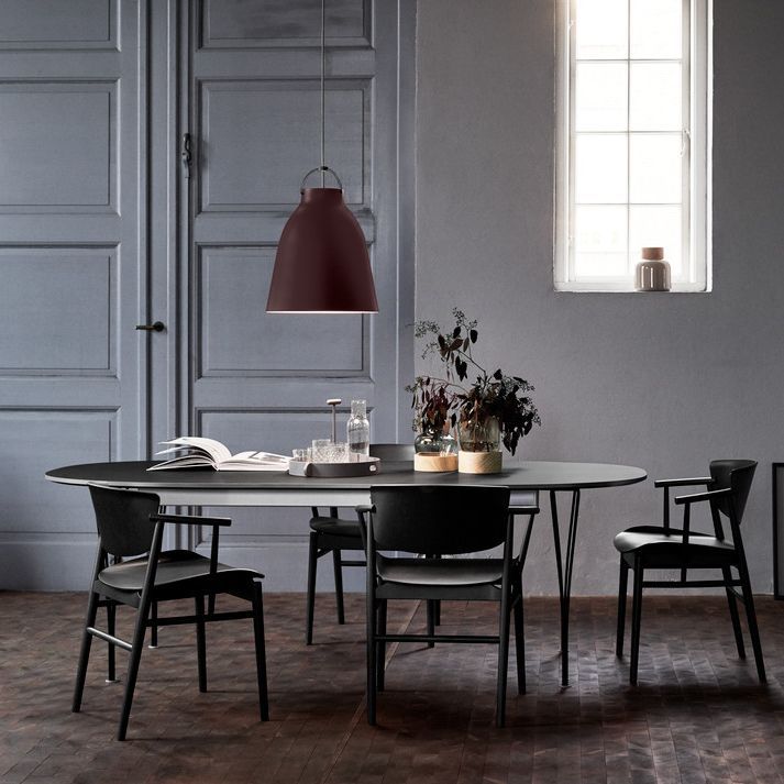 Caravaggio Dark Red Matt Pendant Lamp by Lightyears @ Manks Hong Kong ...