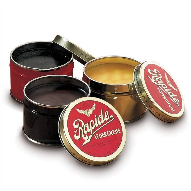 Rapide Ledercrème 150ML Zwart Onderhoud