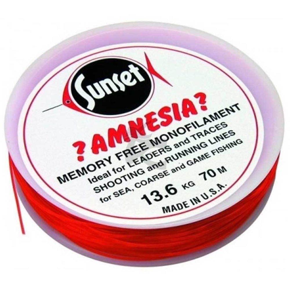 Sunset Amnesia Rood 70 meter Memory Free nylon 4,99 - BD Store