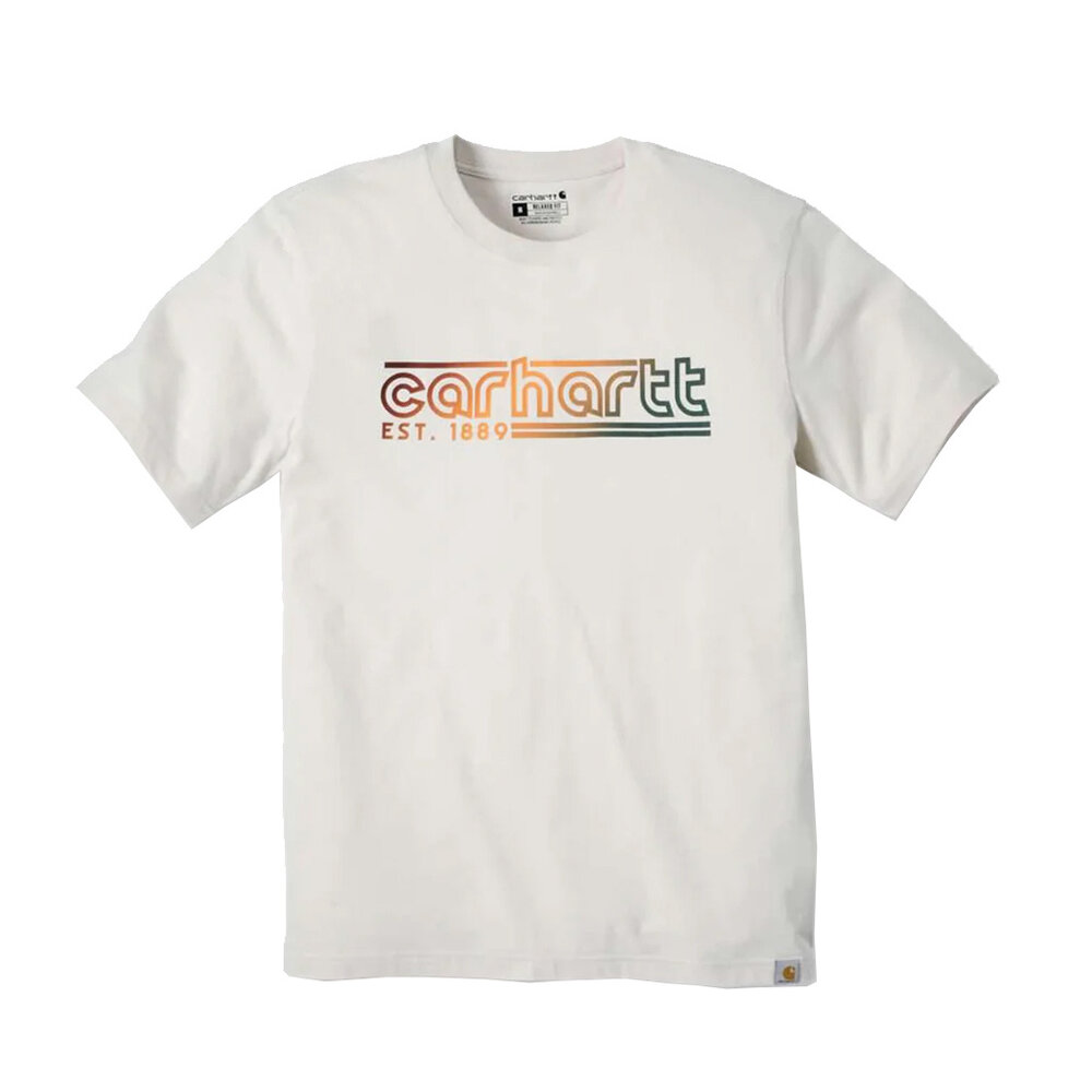 T-Shirt Carhartt Relaxed Fit Logo Graphic Oat Milk Heren - BD Store
