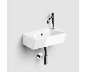 InBe 6 handbasin, with taphole, without drain, white ceramics - Clou store_