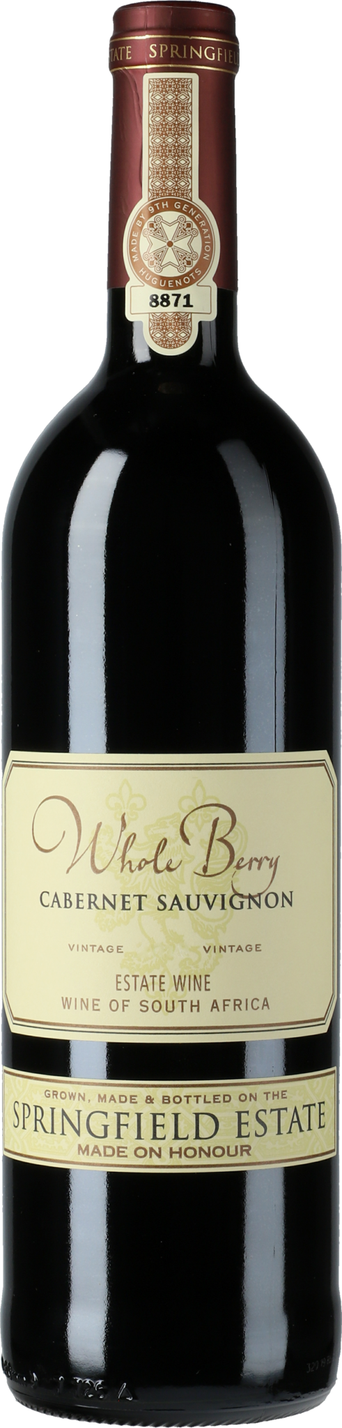 Springfield Whole Berry Cabernet Sauvignon - proef-denbosch.nl