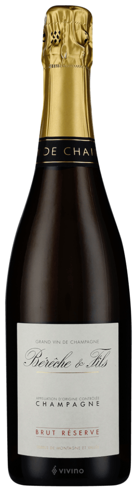 Champagne Bérèche et Fils, Brut Réserve - proef-denbosch.nl