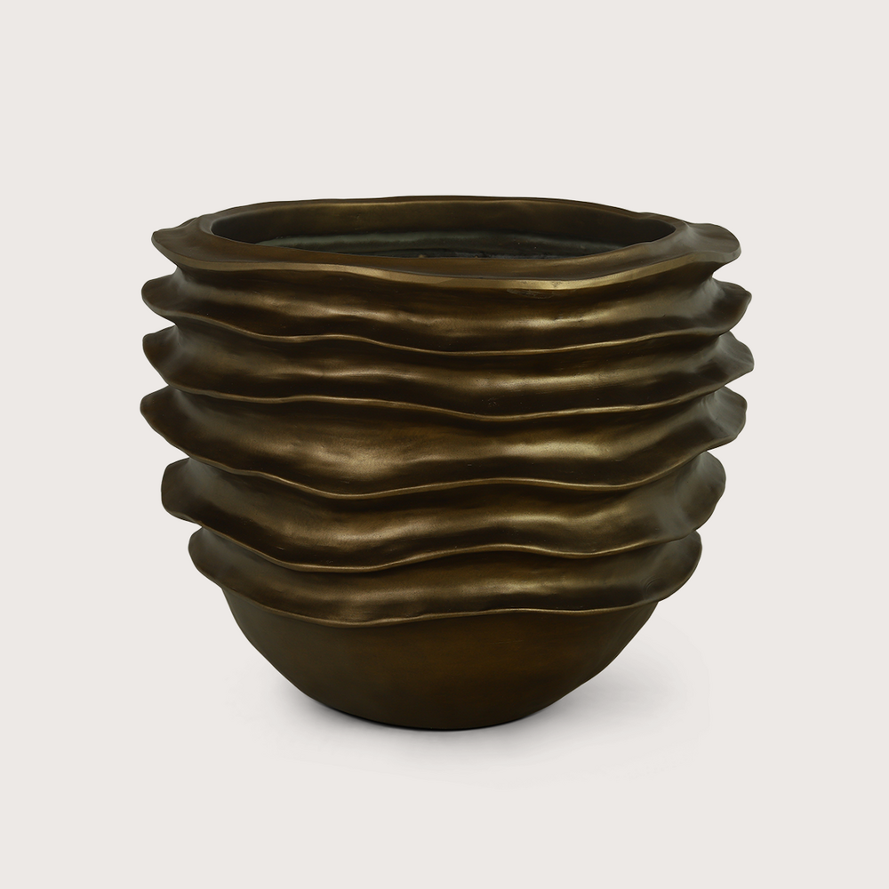 Pot Vico Champagne Goud H56 D70 - Pot & Vaas Sfeermakers