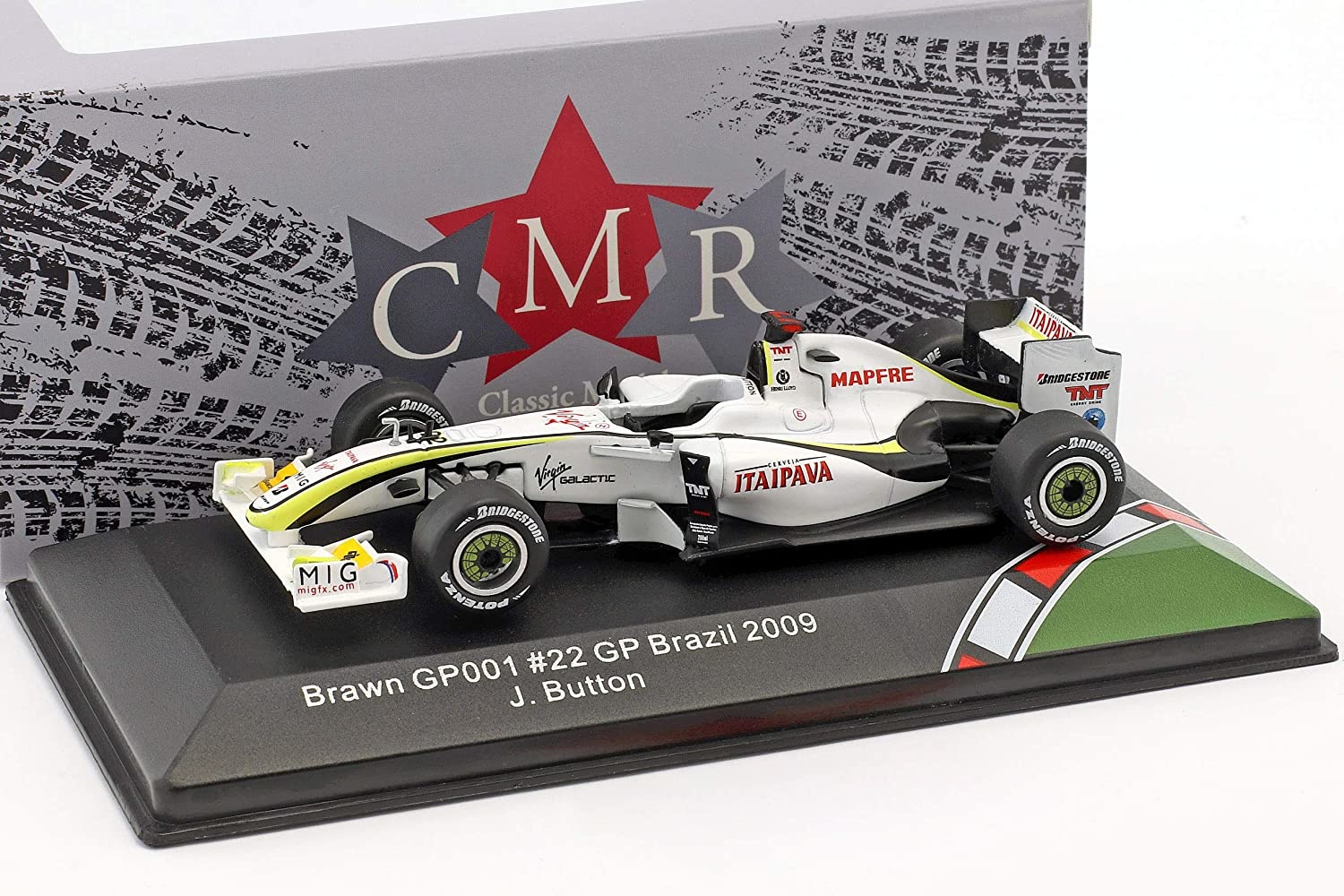 Brawn GP001 J. Button #22 GP Brazil 20091:43 - HMKT