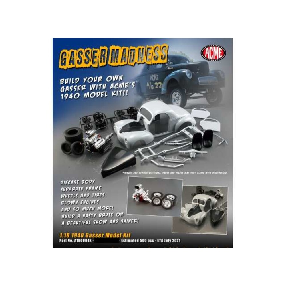 Ford USA Gasser Custom 1941 (Model-Kit) - 1:18 - ACME - HMKT