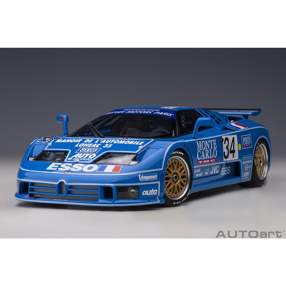 Bugatti EB110 LM #34 24H Le Mans 1994 - 1:18 - AUTOart - HMKT