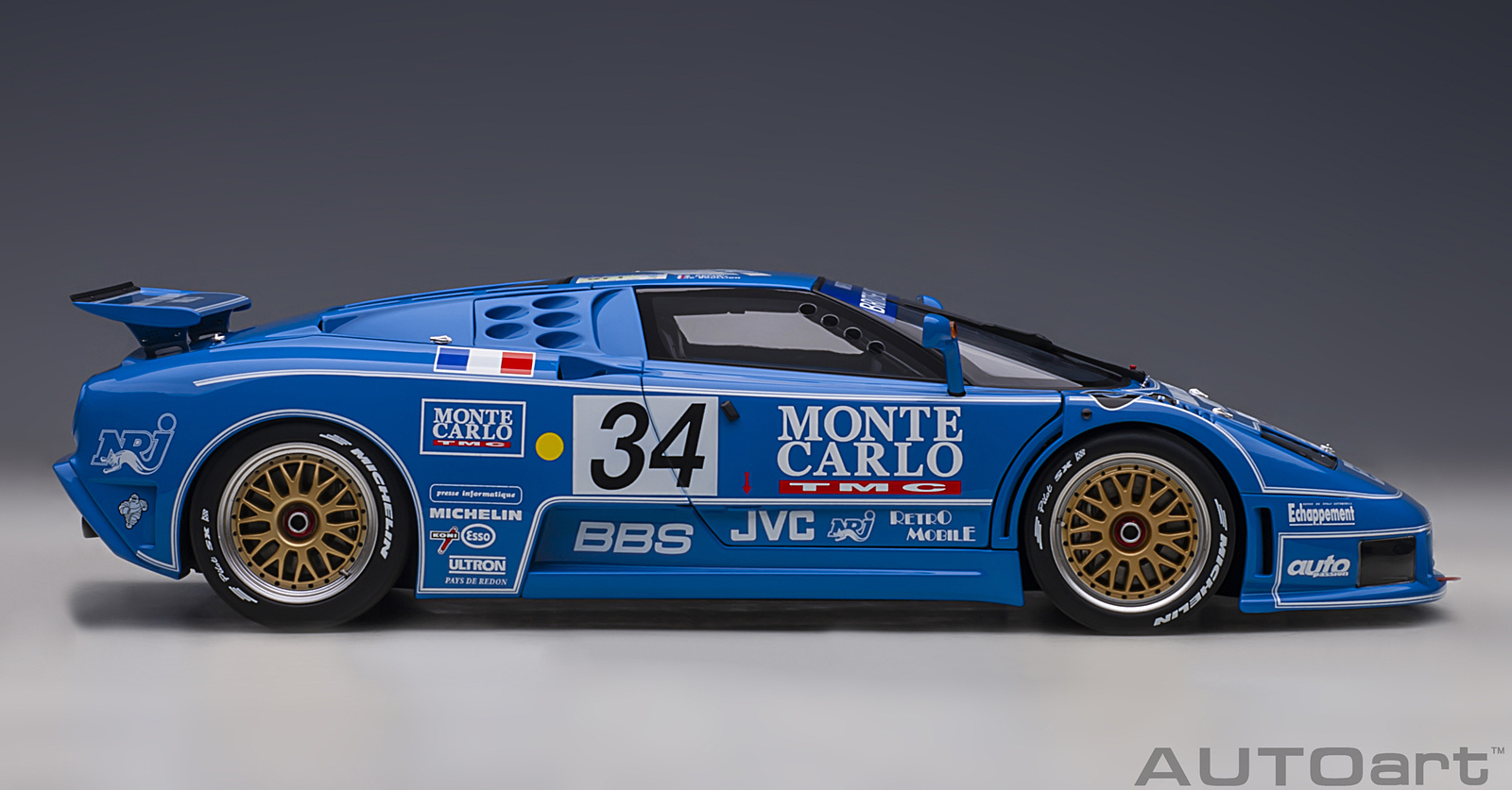 Bugatti EB110 LM #34 24H Le Mans 1994 - 1:18 - AUTOart