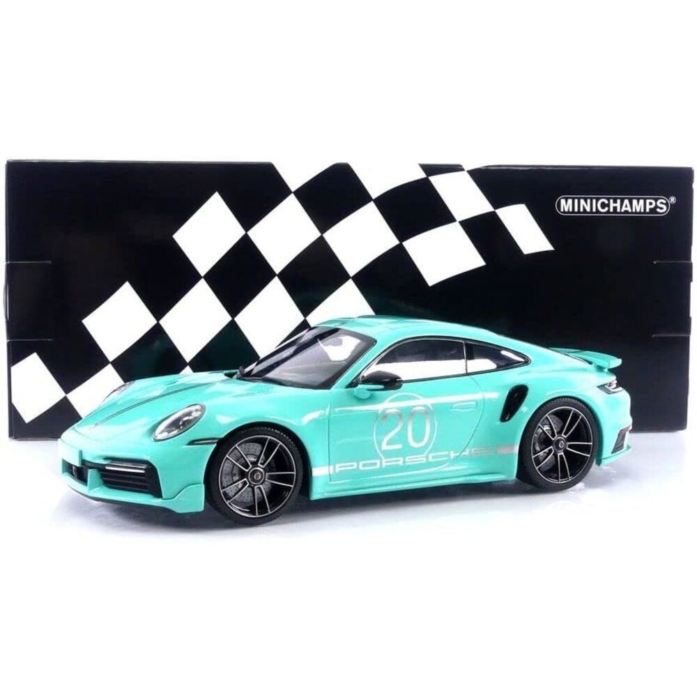 Porsche 911 Turbo S Sport Design Package 2021 - 1:18 - Minichamps - HMKT
