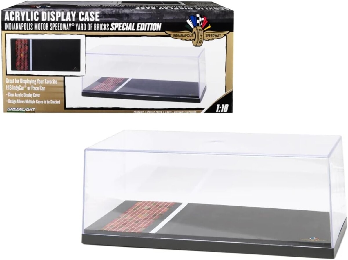 Acrylic Display Case Indianapolis Motor Speedway - 1:18 - Greenlight - HMKT
