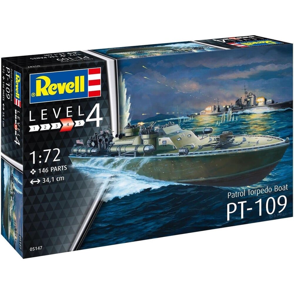 Patrol Torpedo Boat PT-109 (Level 4) - 1:72 - Revell - HMKT