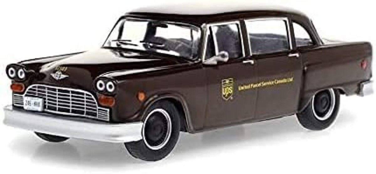 Checker Taxicab UPS 1975 - 1:43 - Greenlight - HMKT