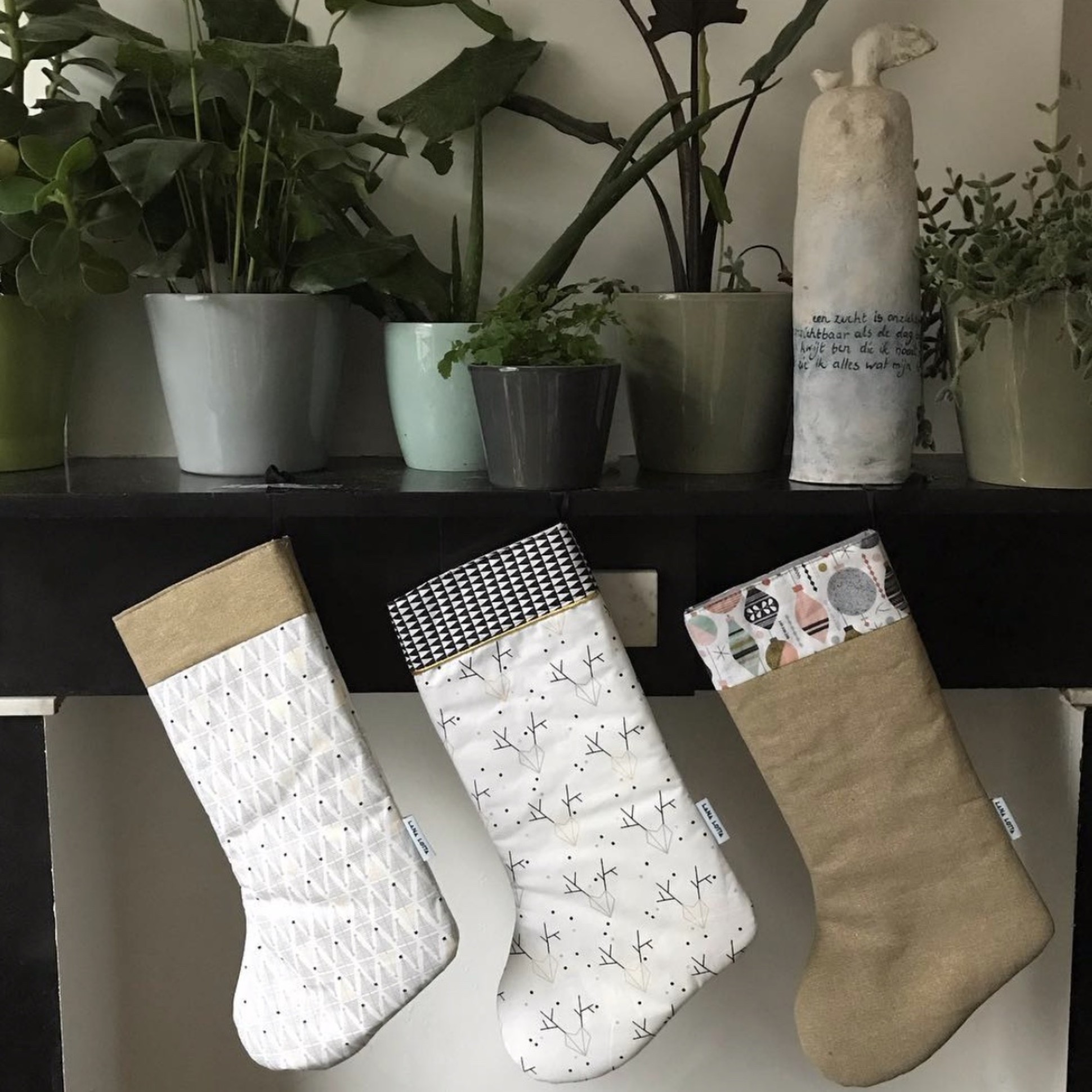 Naai Zelf Een Kerstsok Volledige Werkbeschrijving Lanalotta Lanalotta