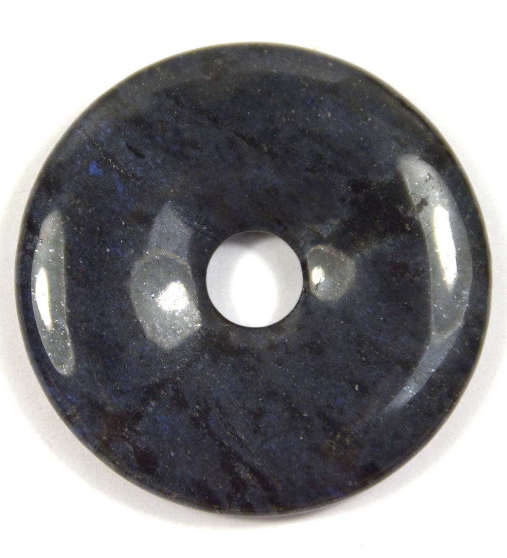 blauer Dumortierit Donut 40 mm - Steinfreuden