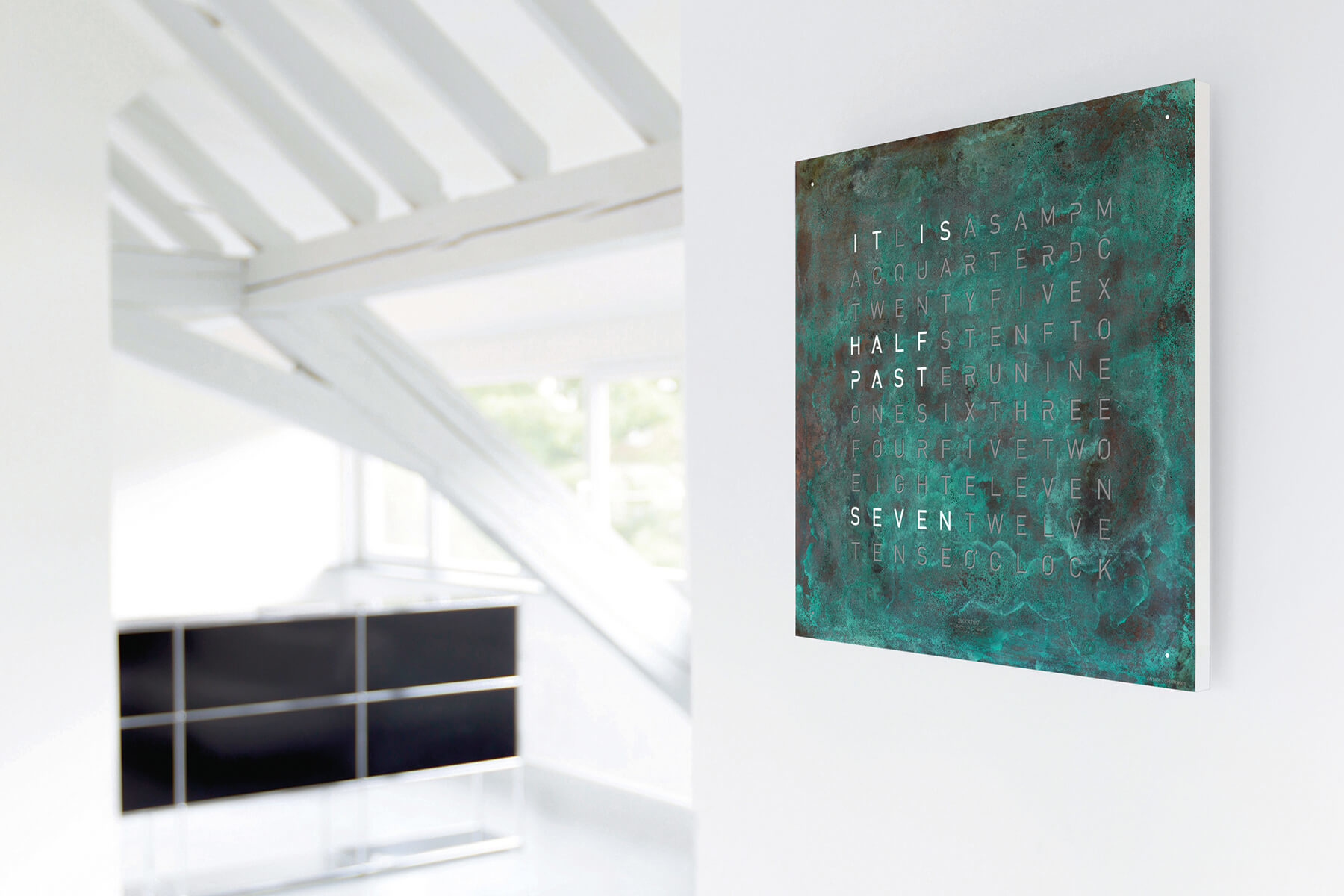 Qlocktwo Classic Creators Edition Vintage Copper - Roemer juwelier