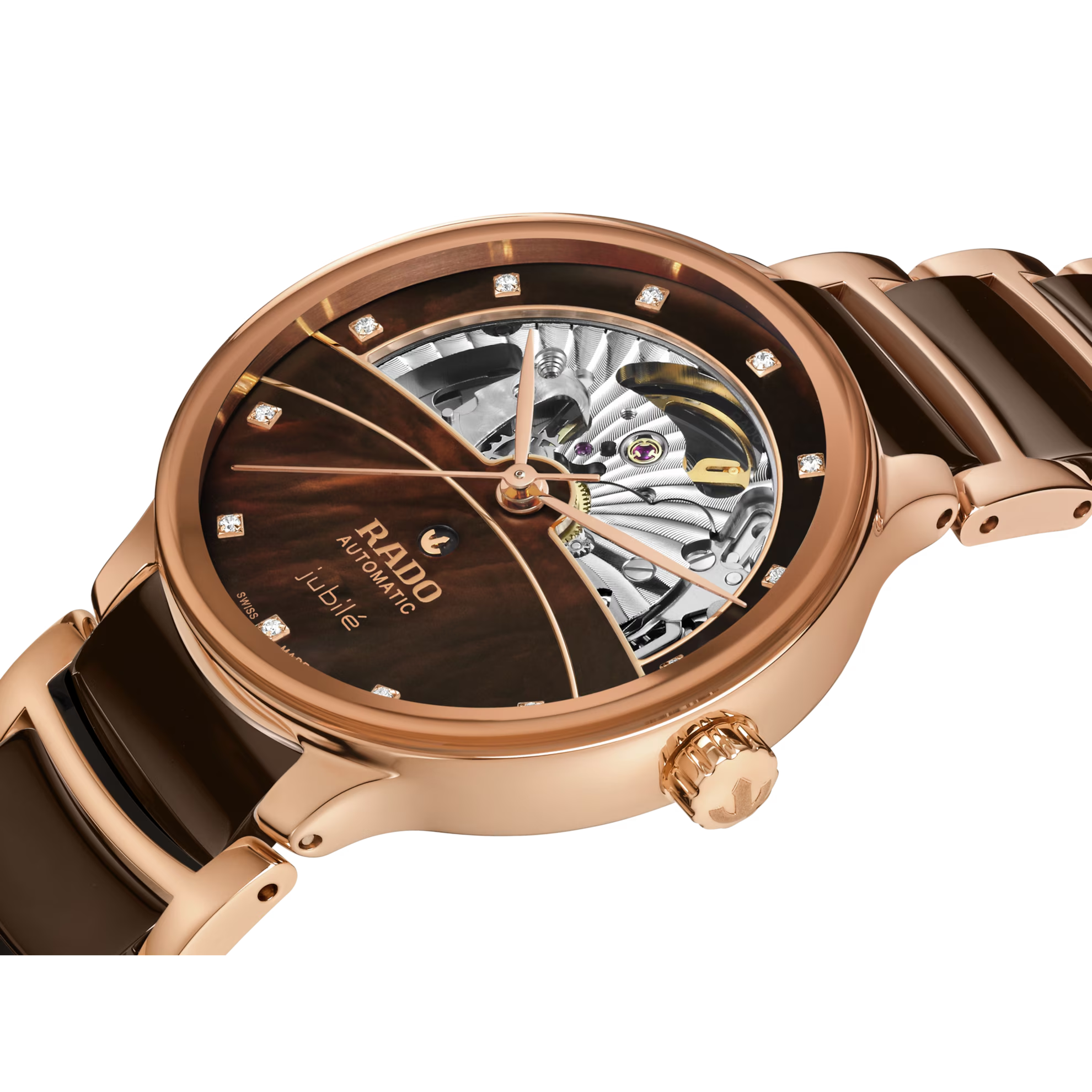 Rado Centrix Horloge Diamonds Open Heart R30029902 - Roemer juwelier