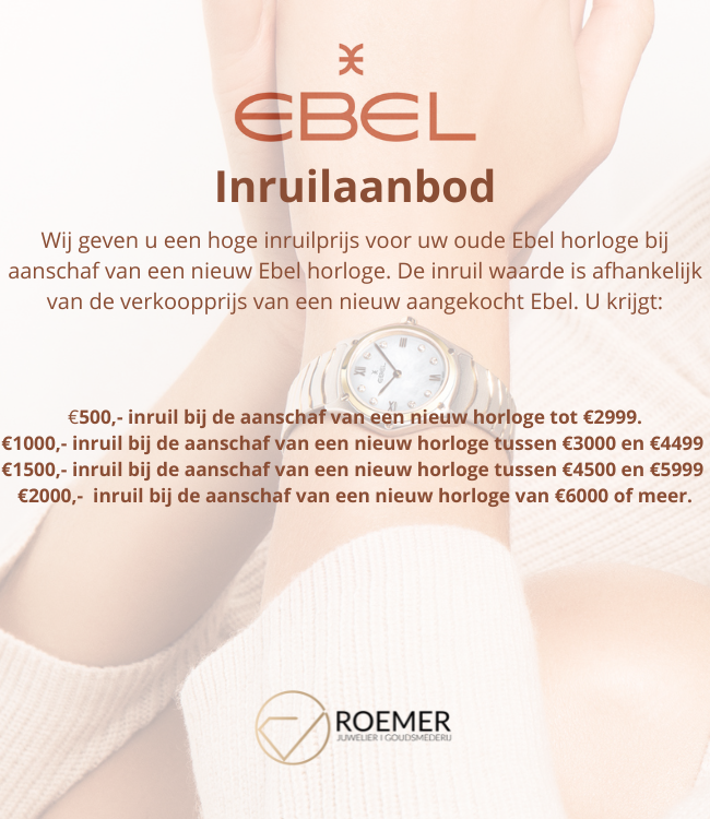 Ebel Sport Classic Horloge 1216446a - Roemer juwelier