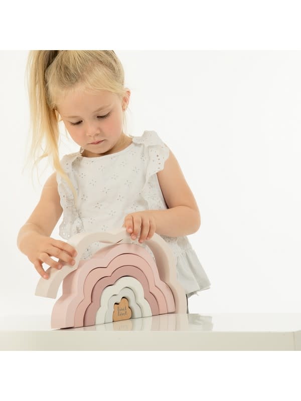 Label-Label Label Label - Rainbow Puzzle Cloud - Pink - Jules & Juliette