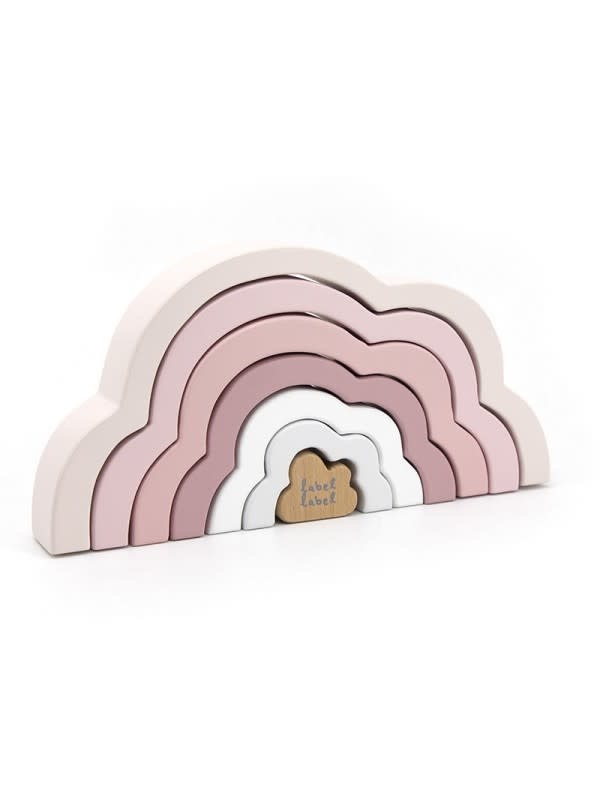 Label-Label Label Label - Rainbow Puzzle Cloud - Pink - Jules & Juliette