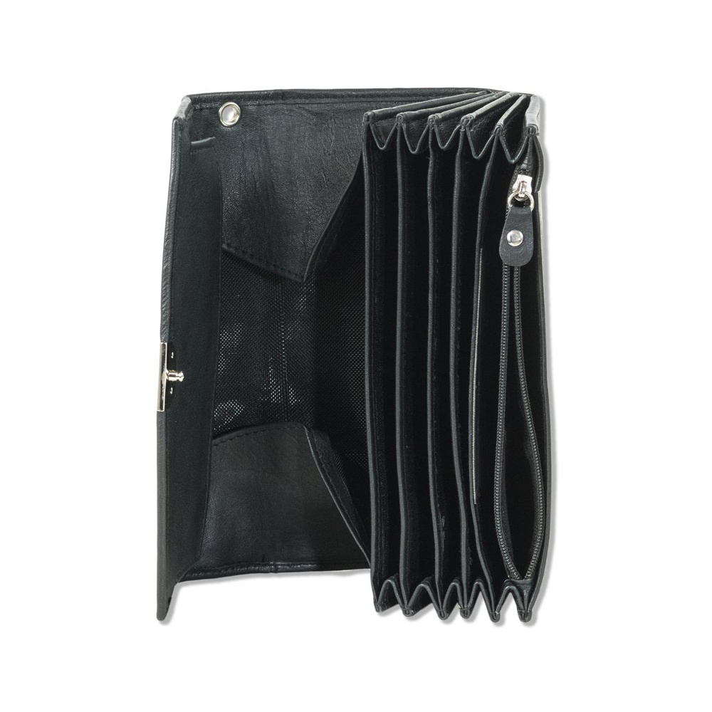 Rimbaldi Profi Horeca Portemonnee Nappa Leer - Zwart - Houtkamp Lederwaren