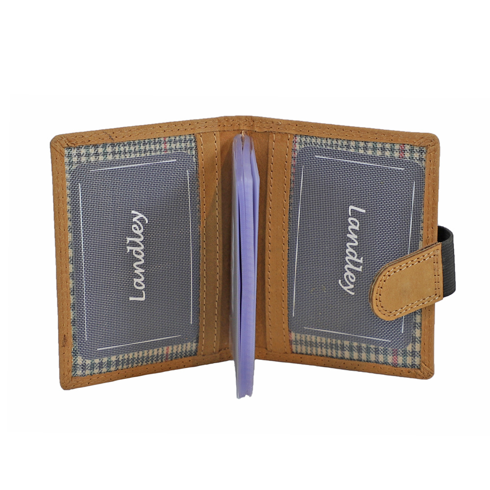 Landley Leren Pasjeshouder Creditcardhouder - Cognac - Houtkamp Lederwaren