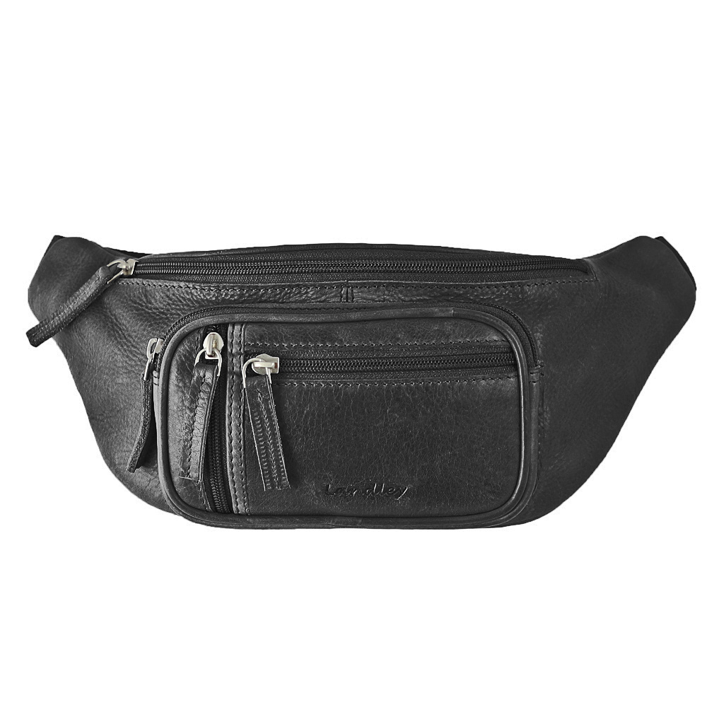 Landley Ruime Antique Vintage Leren Unisex Heuptas - Houtkamp Lederwaren