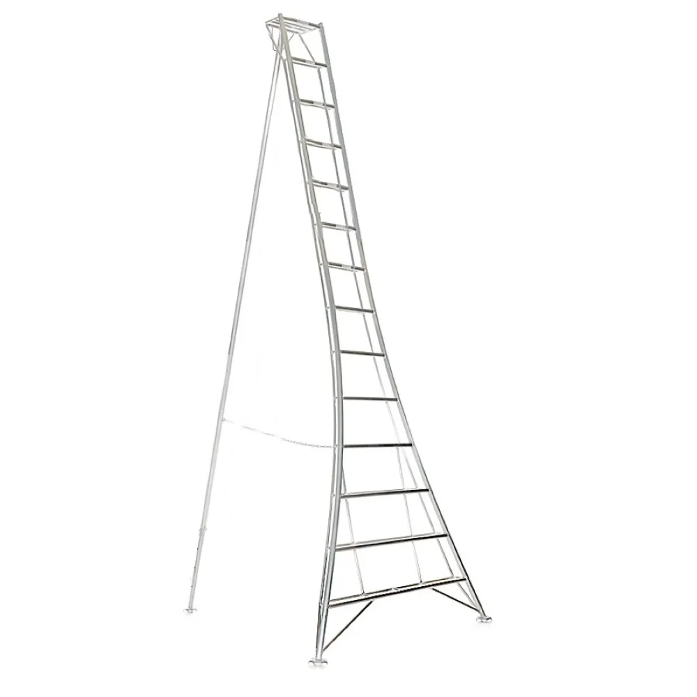 Vultur tripod ladder 420 cm met 1 poot verstelbaar - Ladder-Steiger