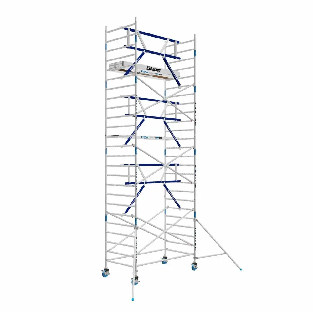 Échafaudage roulant ASC AGS Pro single 135 x 305 HT 8,2 m - Ladder-Steiger