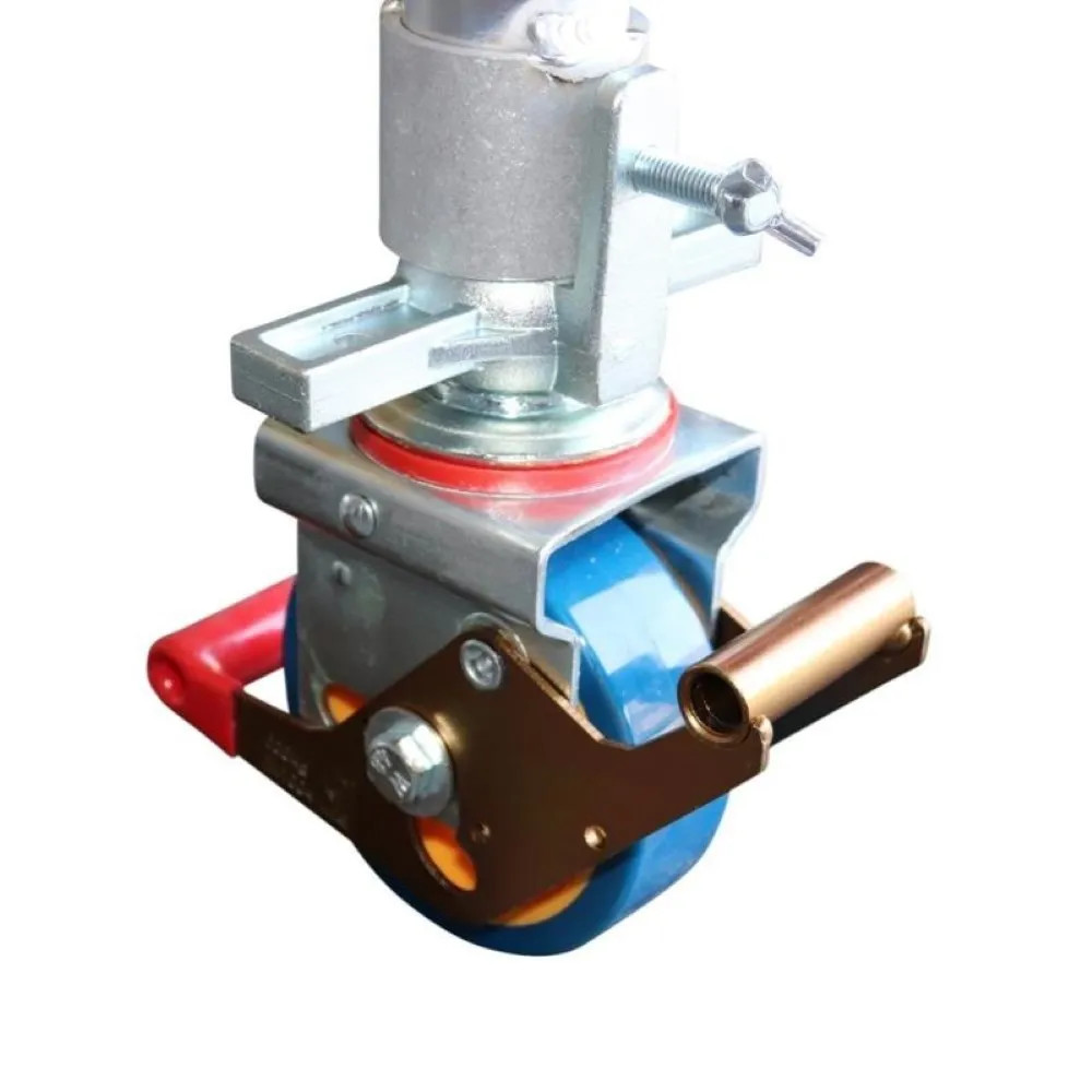 Steigerwielen 125 mm met stalen spindel kunststof (4 stuks) - Ladder ...