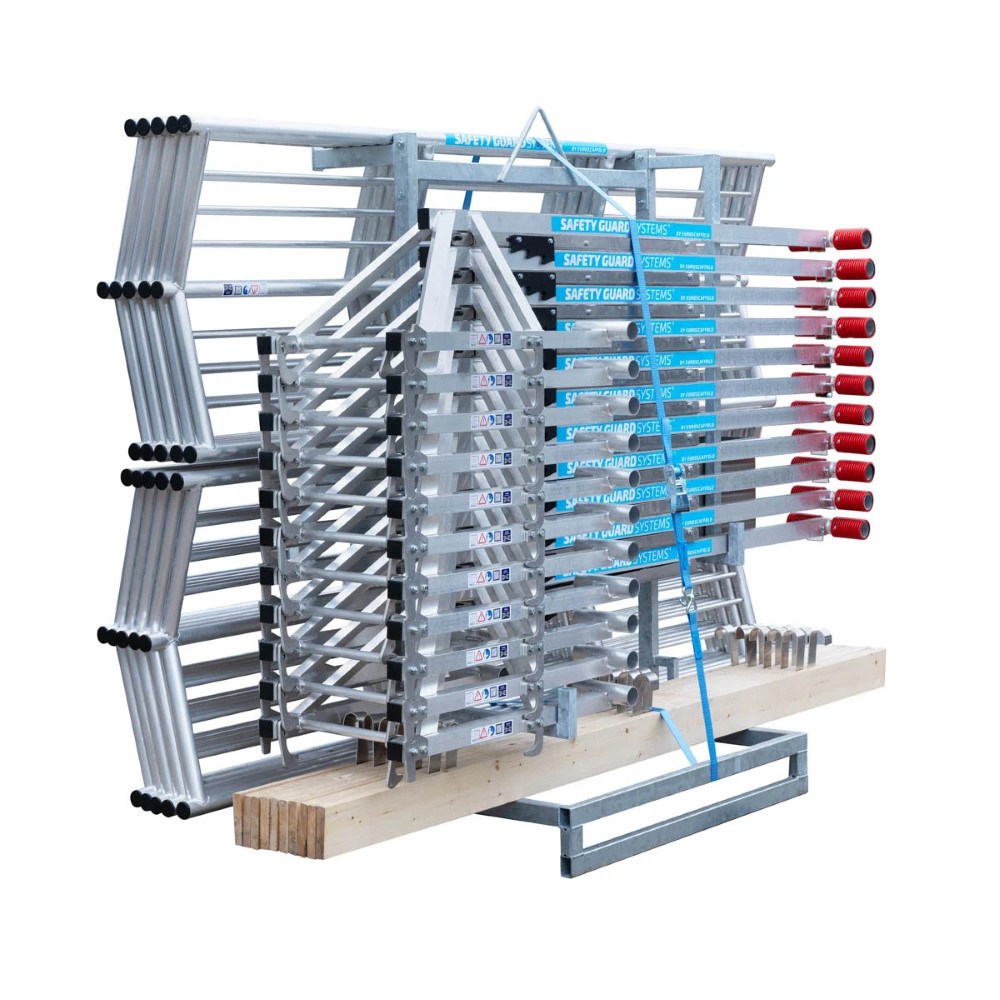 SGS Edge protection de bord de toit cadre de transport - Ladder-Steiger