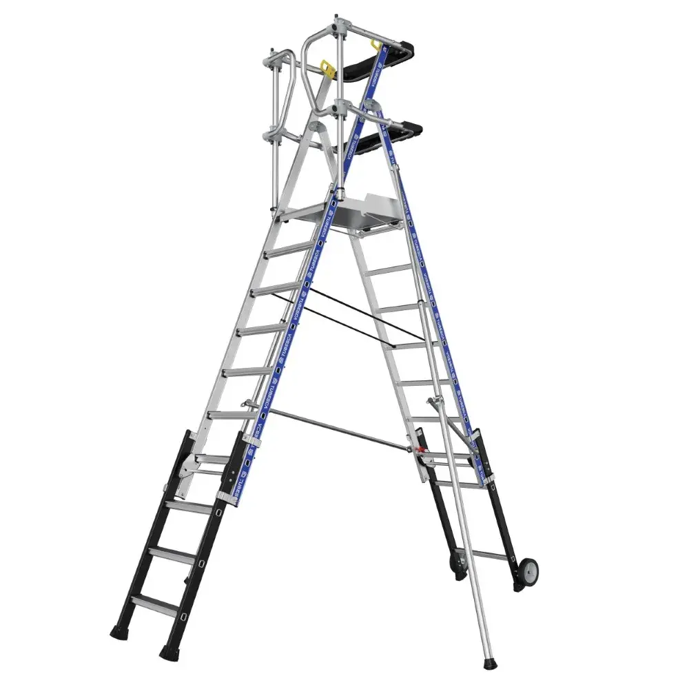 Tubesca Sherpascopic plate-forme télescopique 8 à 10 marches - Ladder ...